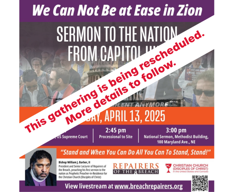 Inaugural Prophetic Preacher-in-Residence: Sermon to the Nation ...